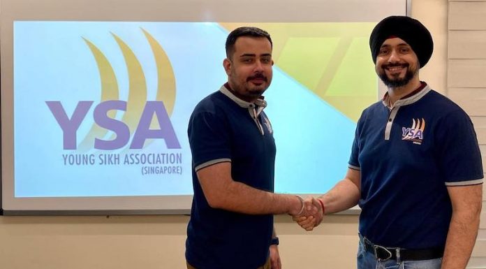Harishpal new president at Young Sikh Association Singapore