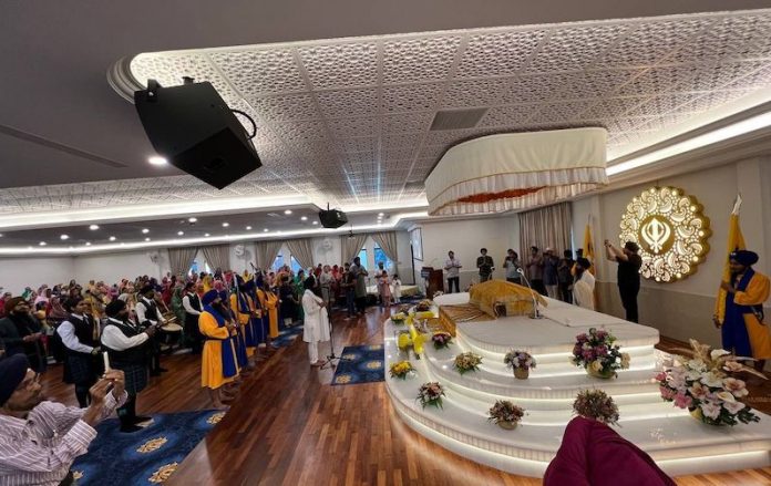 Spanking new darbar sahib for Johor Bahru gurdwara